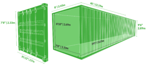 Medidas interiores del contenedor de 40 pies high cube flat rack: ¡Todo ...